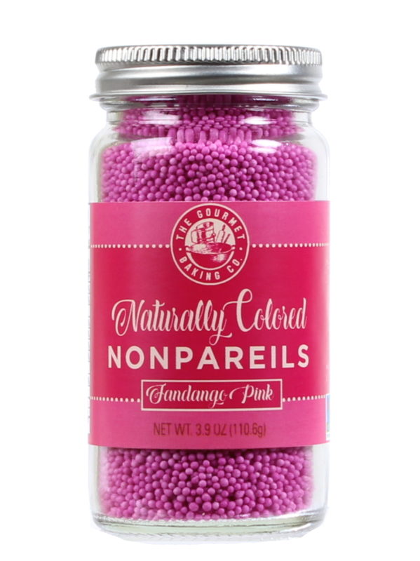 Naturally Colored Fandango Pink Nonpareils – Pepper Creek Farms